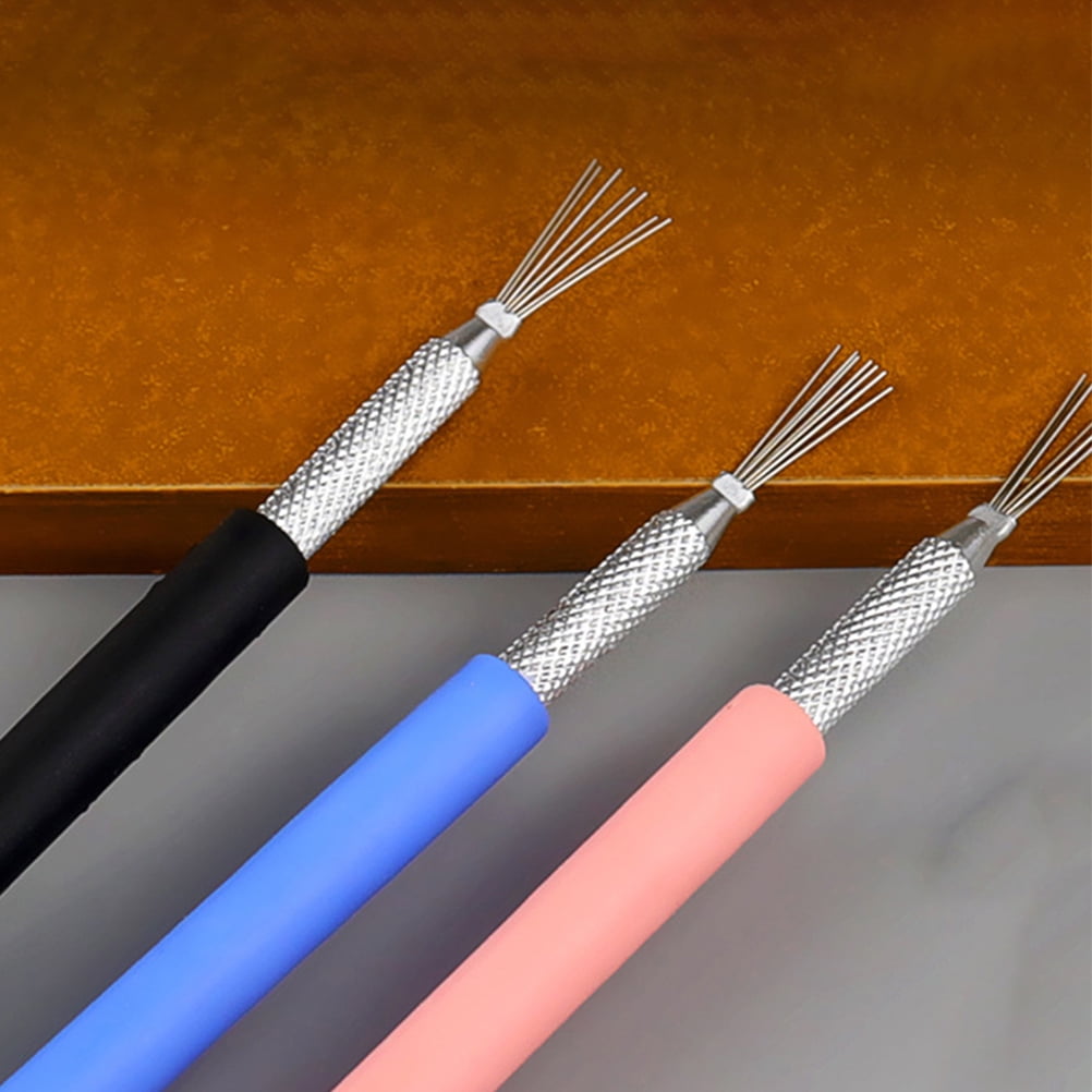 FRCOLOR 6pcs Needle Clay Sculpting Tools with Texture Brushes for ...