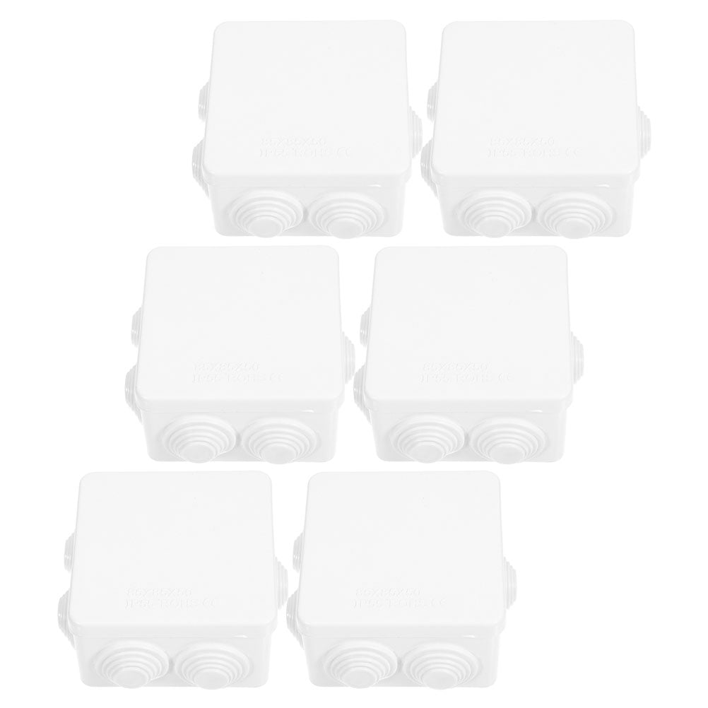 FRCOLOR 6pcs Outdoor Junction Box Electronic Junction Waterproof Box ...