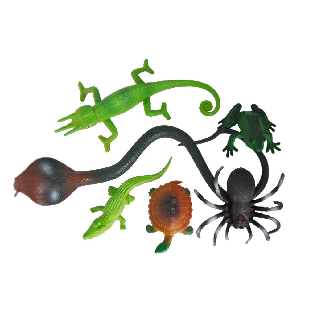 FRCOLOR 6pcs Plastic Realistic Animal Toys Fake Animals Educational ...