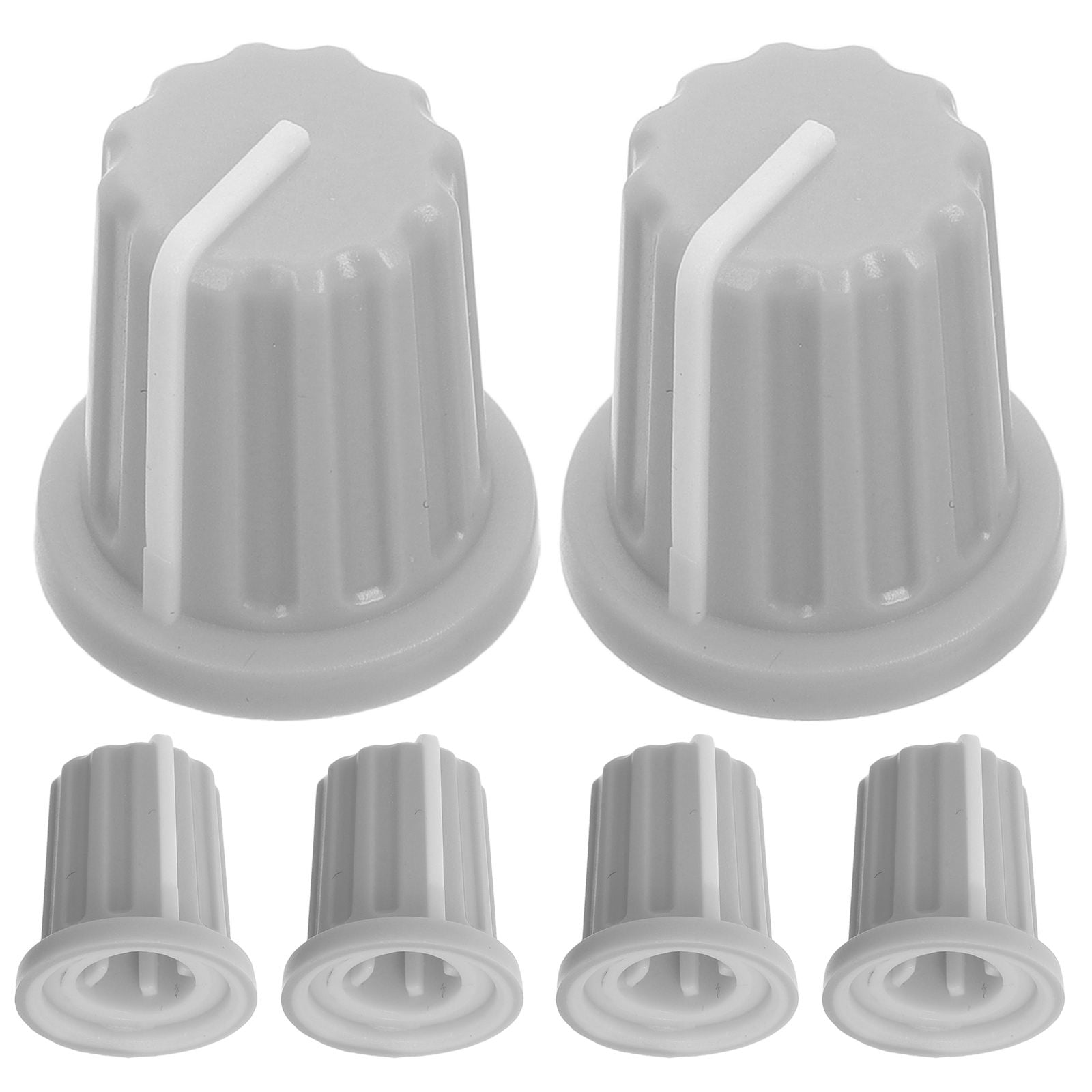 FRCOLOR 6pcs Plug Adapter Plastic Volume Tone Volume Knob Replacement ...