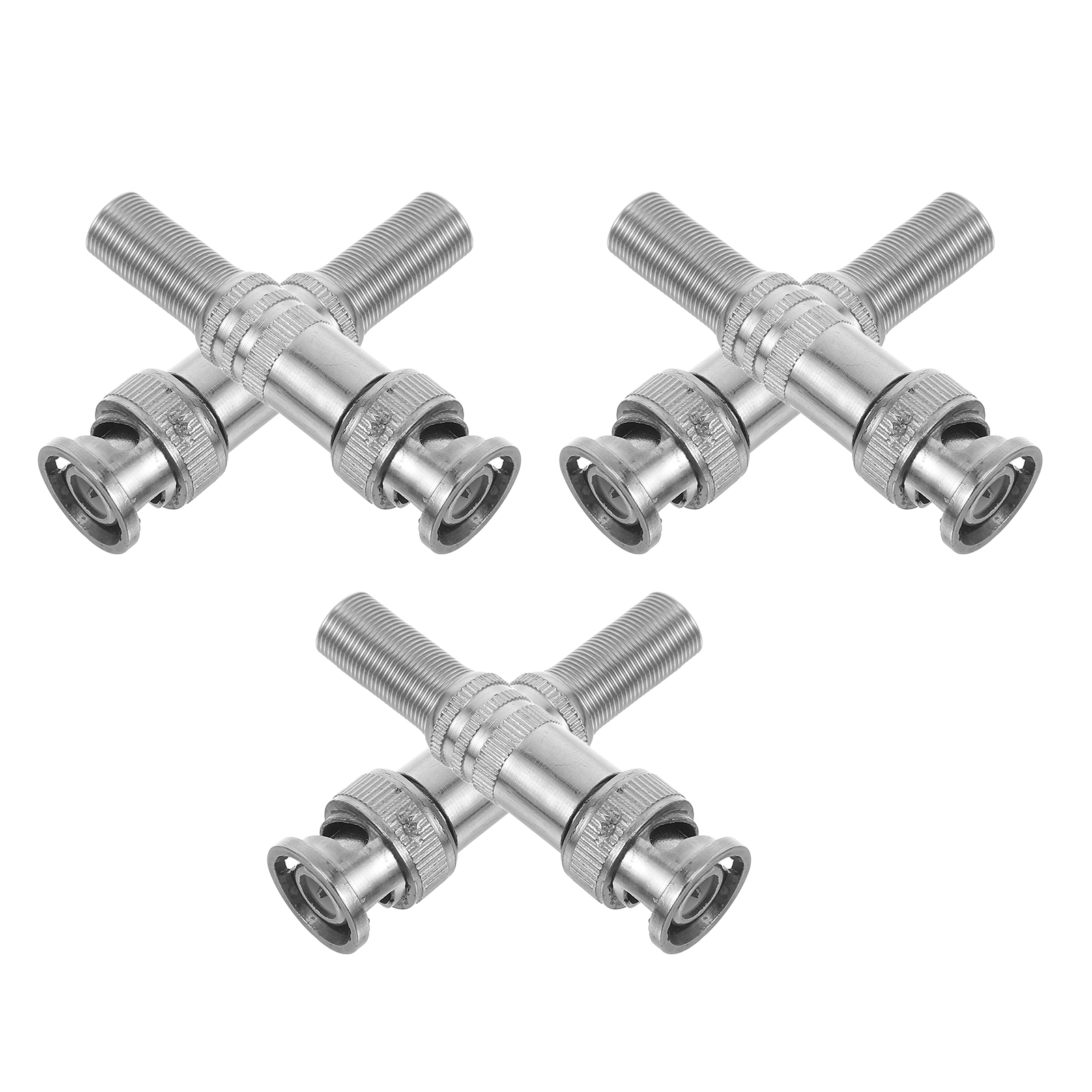 FRCOLOR 6pcs Practical Bnc Splitter Bnc Male Connector Bnc Camera ...