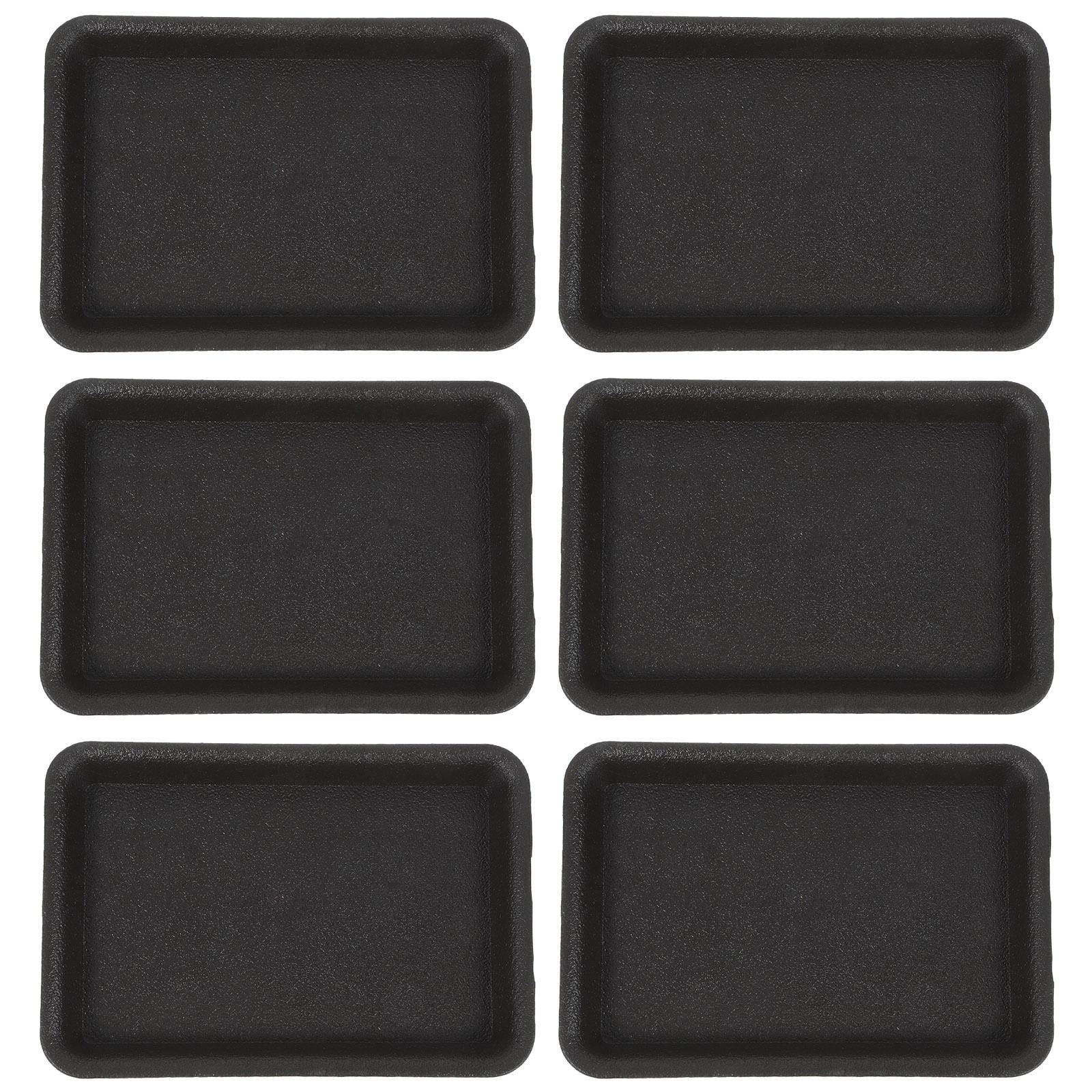 FRCOLOR 6pcs Rectangular Planter Tray Large Flower Pot Saucer Plastic ...