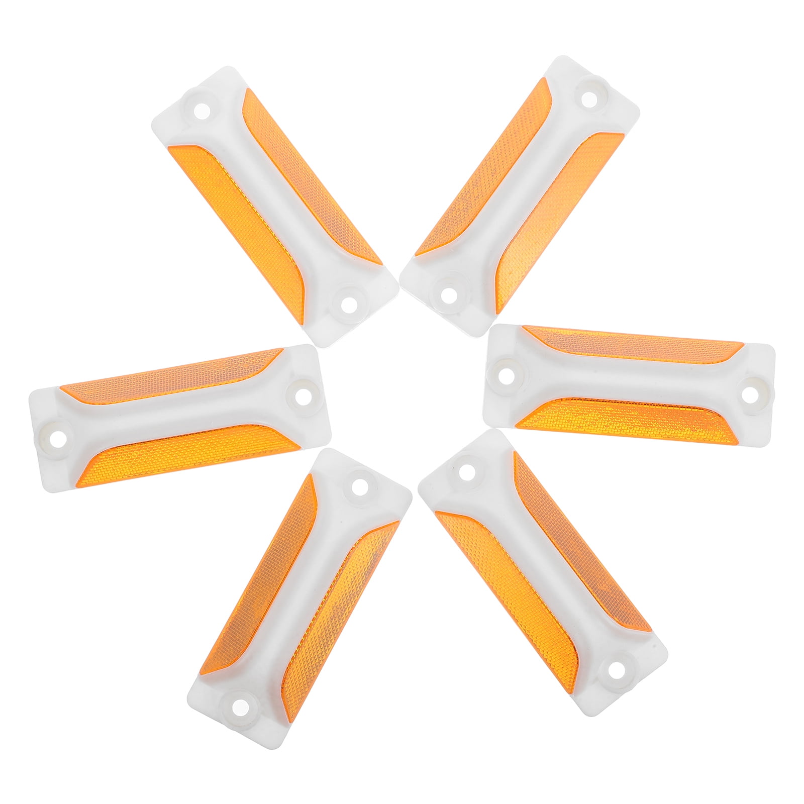 FRCOLOR 6pcs Reflective Road Markers Driveway Pavement Reflectors ...