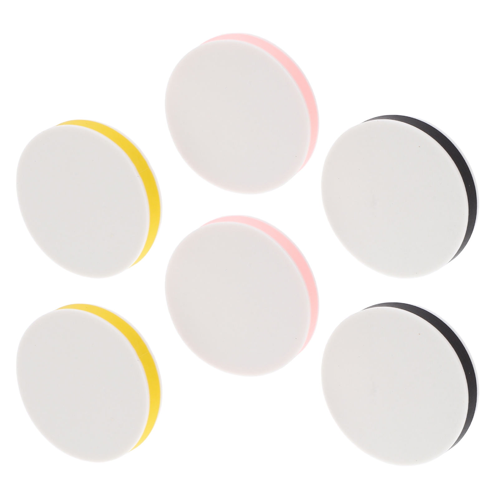 FRCOLOR 6pcs Round Rubber Carving Blocks for Artists suitable for Stamp ...