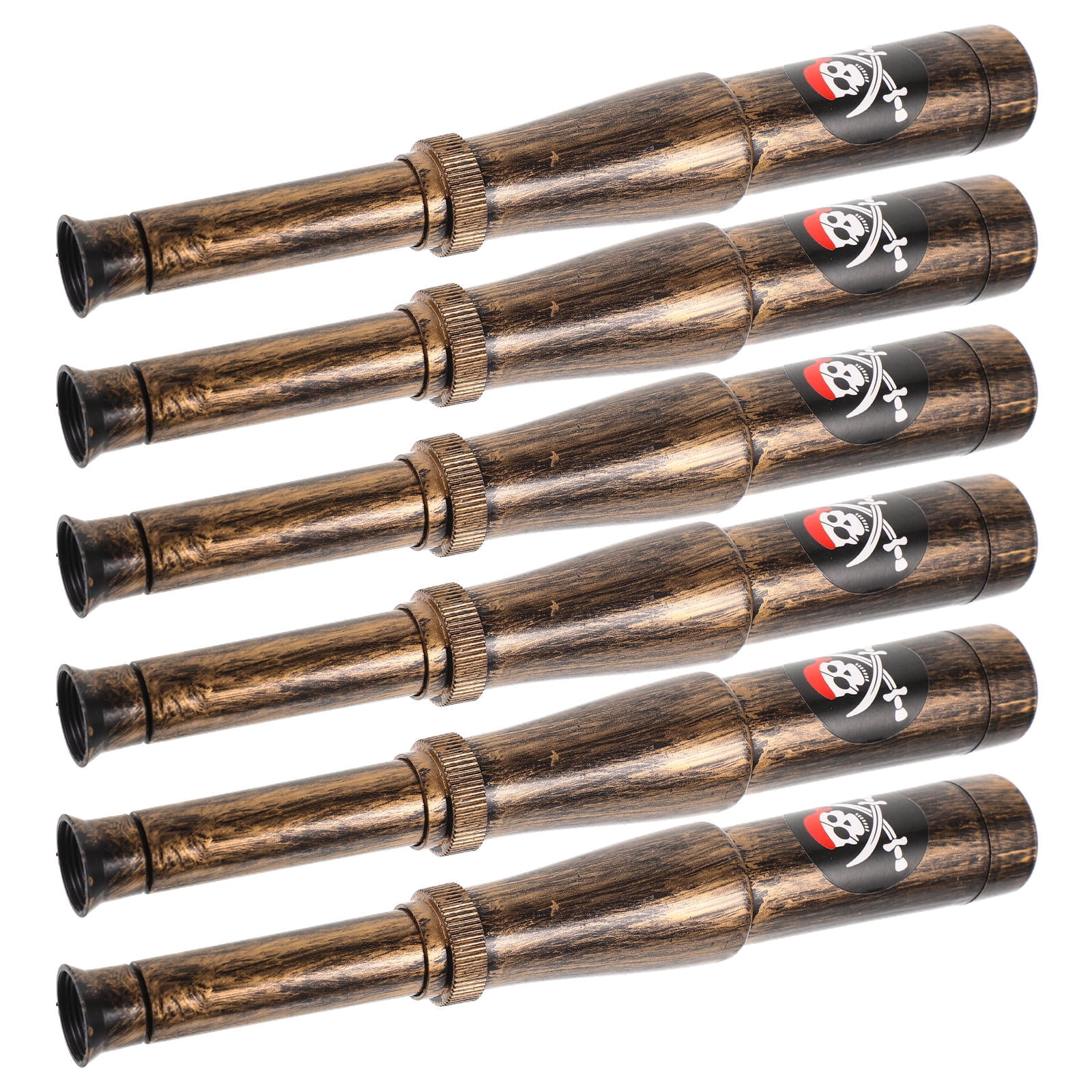 FRCOLOR 6pcs Single-Tube Telescope Model Telescopic Pirate Telescopes ...