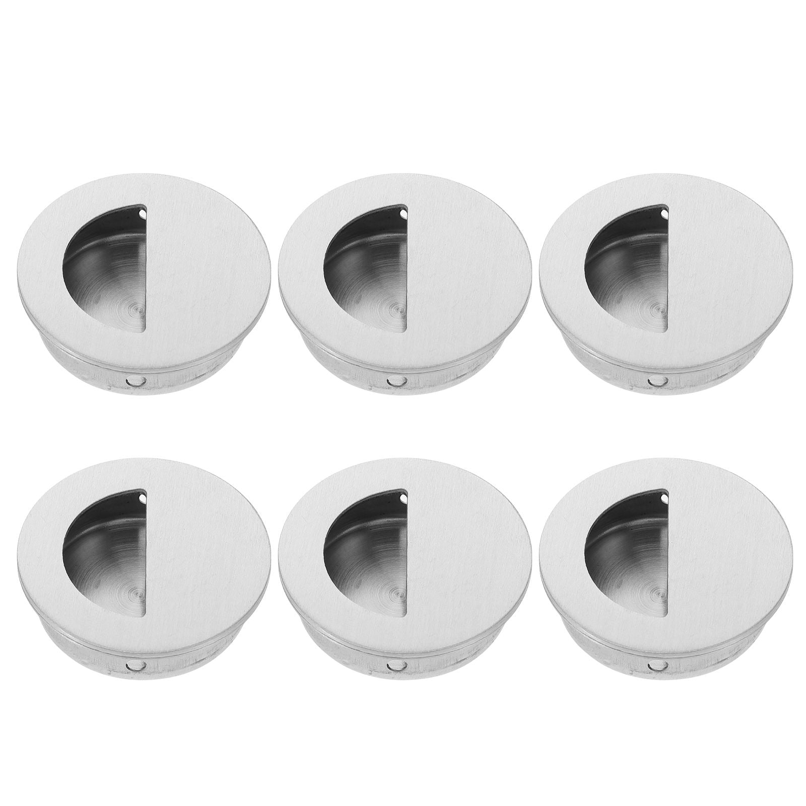 FRCOLOR 6pcs Sliding Door Hidden Handle Round Sliding Door Pull ...