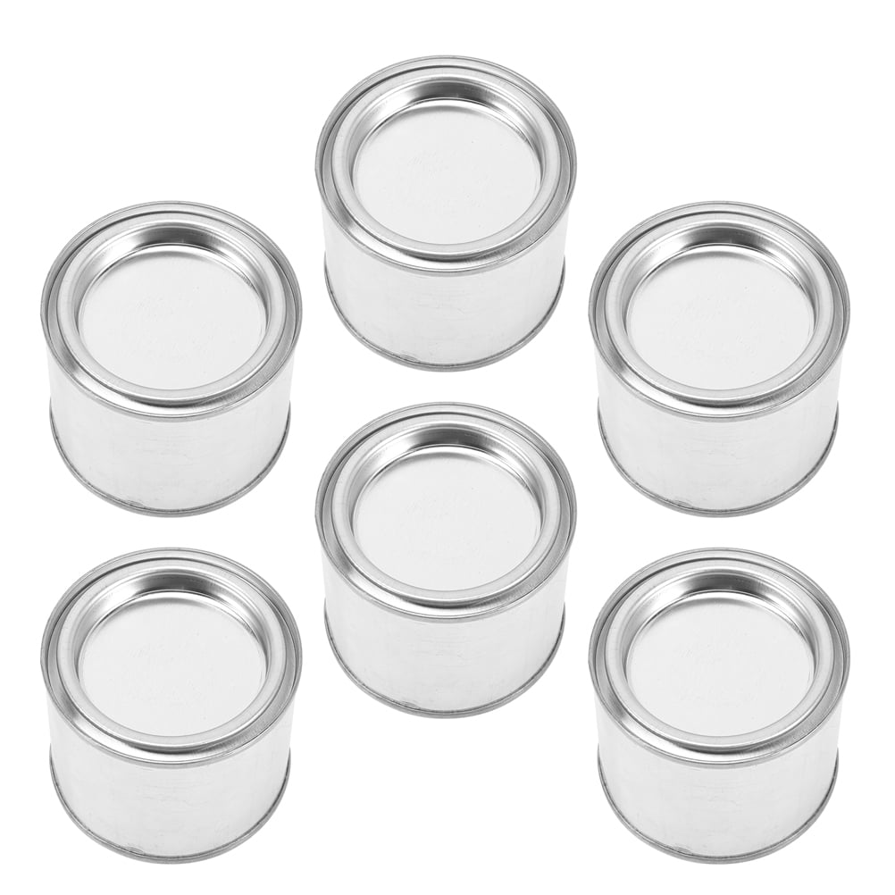 FRCOLOR 6pcs Small Empty Metal Paint Cans with Lids for Arts and Crafts ...