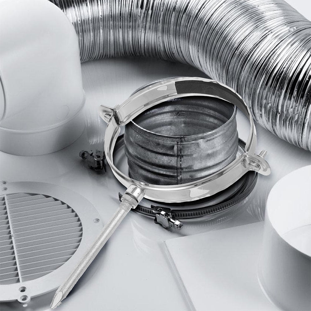 FRCOLOR 6pcs Stainless Steel Chimney Pipe Mounting Brackets Clamps Gas ...