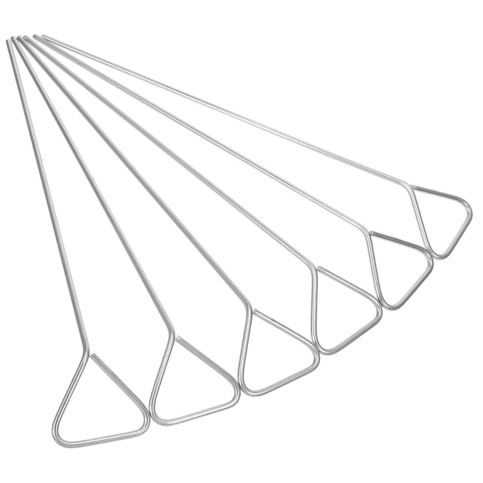 FRCOLOR 6pcs Stainless Steel Triangle Spreaders Lab Tools Petri Dishes ...