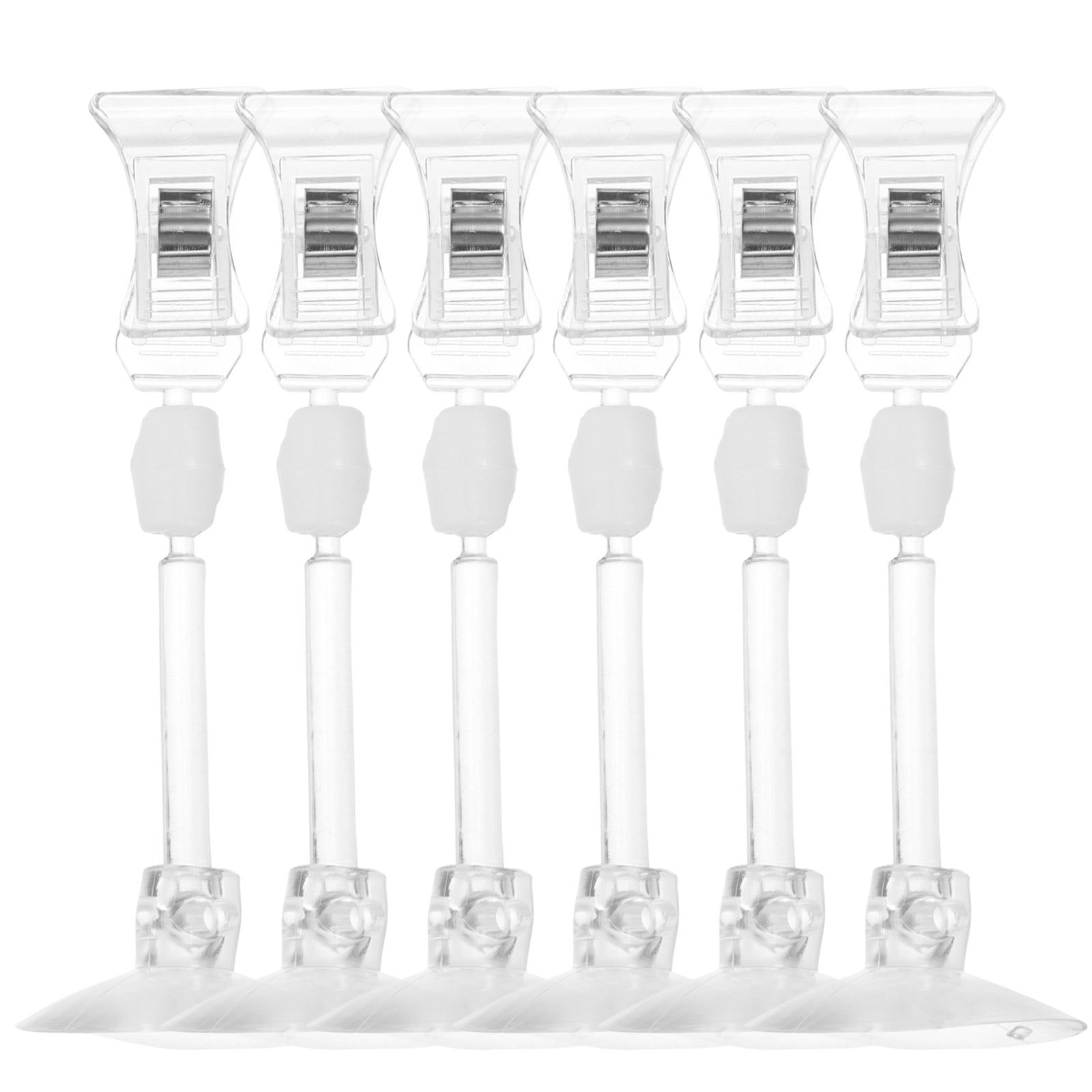 FRCOLOR 6pcs Suction Clamp Feeding Sucker Clip Veggie Suction Cup Clamp ...