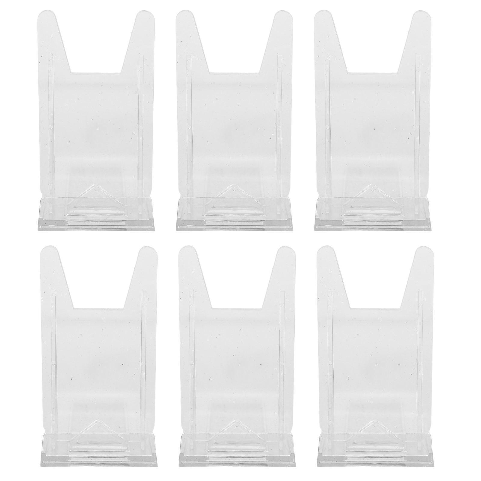 FRCOLOR 6pcs Transparent Acrylic Plate Display Stand Multi-Purpose ...