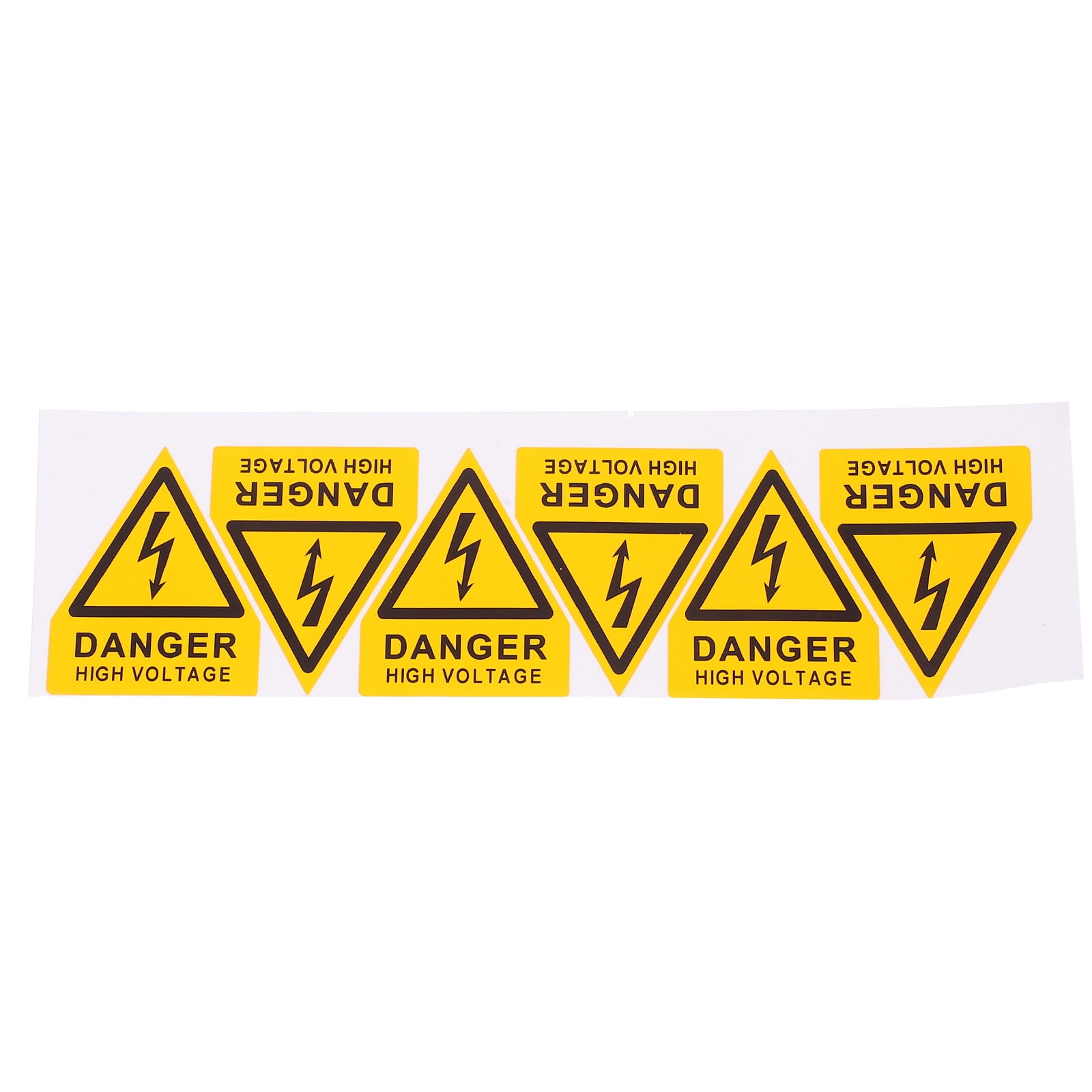 FRCOLOR 6pcs Warning Electrical Shocks Sign For Equipment Safety High ...
