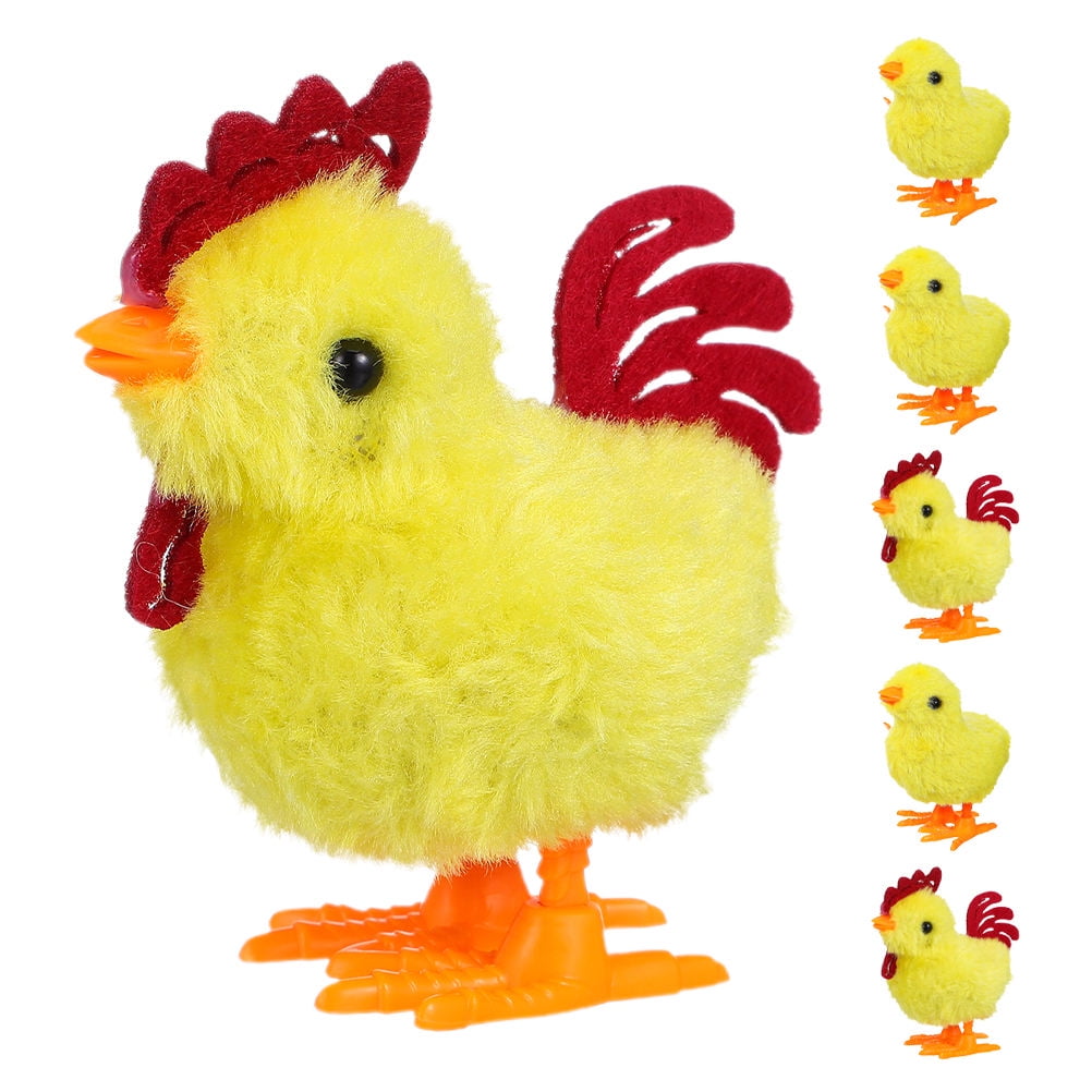 FRCOLOR 6pcs Wind-Up Chick Toys Easter Animal Wind-Up Toy Animal Toys ...