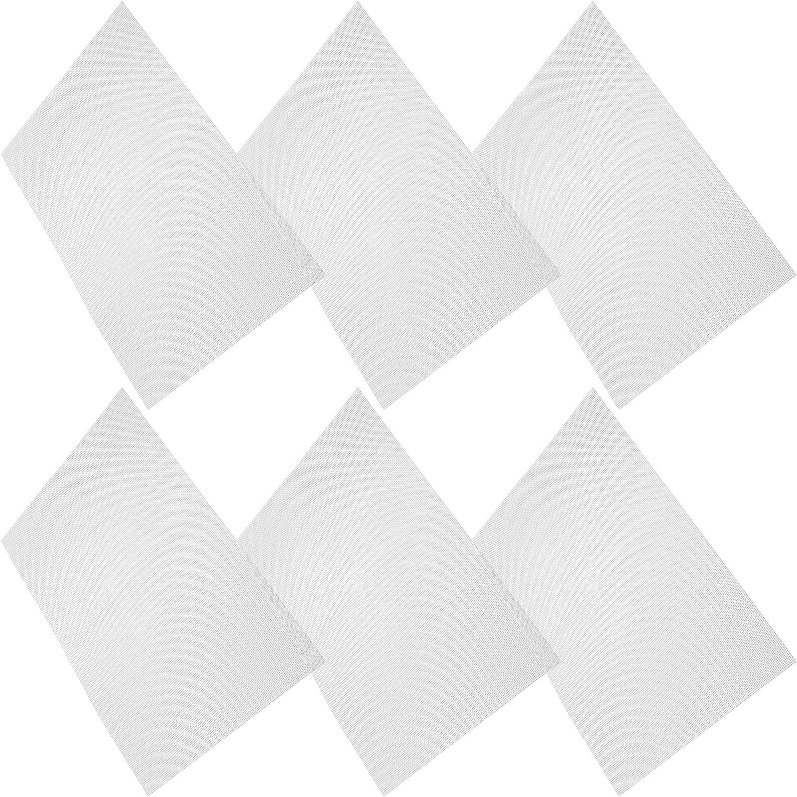 FRCOLOR 6pcs Wire Mesh Screen Stainless Steel Mesh DIY Window Screen ...