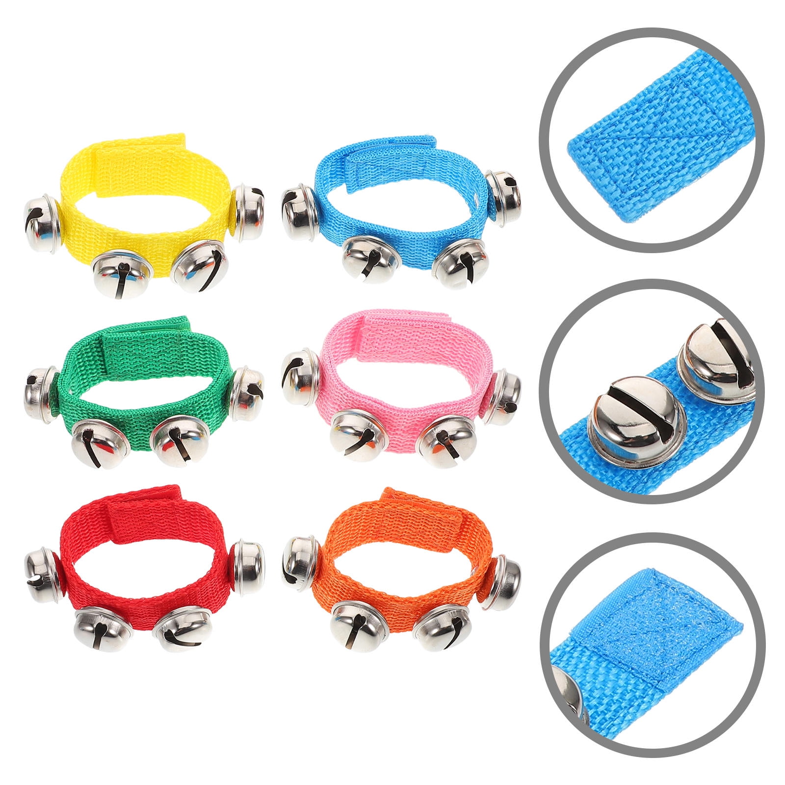 FRCOLOR 6pcs Wrist Shaking Bells Toddler Music Hobby Development Toys ...