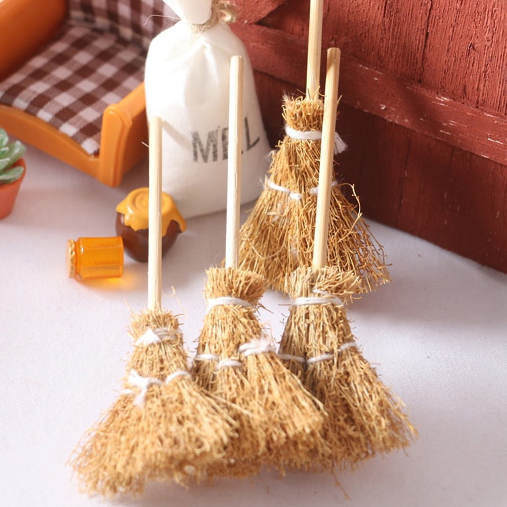 FRCOLOR 7 Pcs Party Mini Broom Landscape Model Furniture Collectors ...