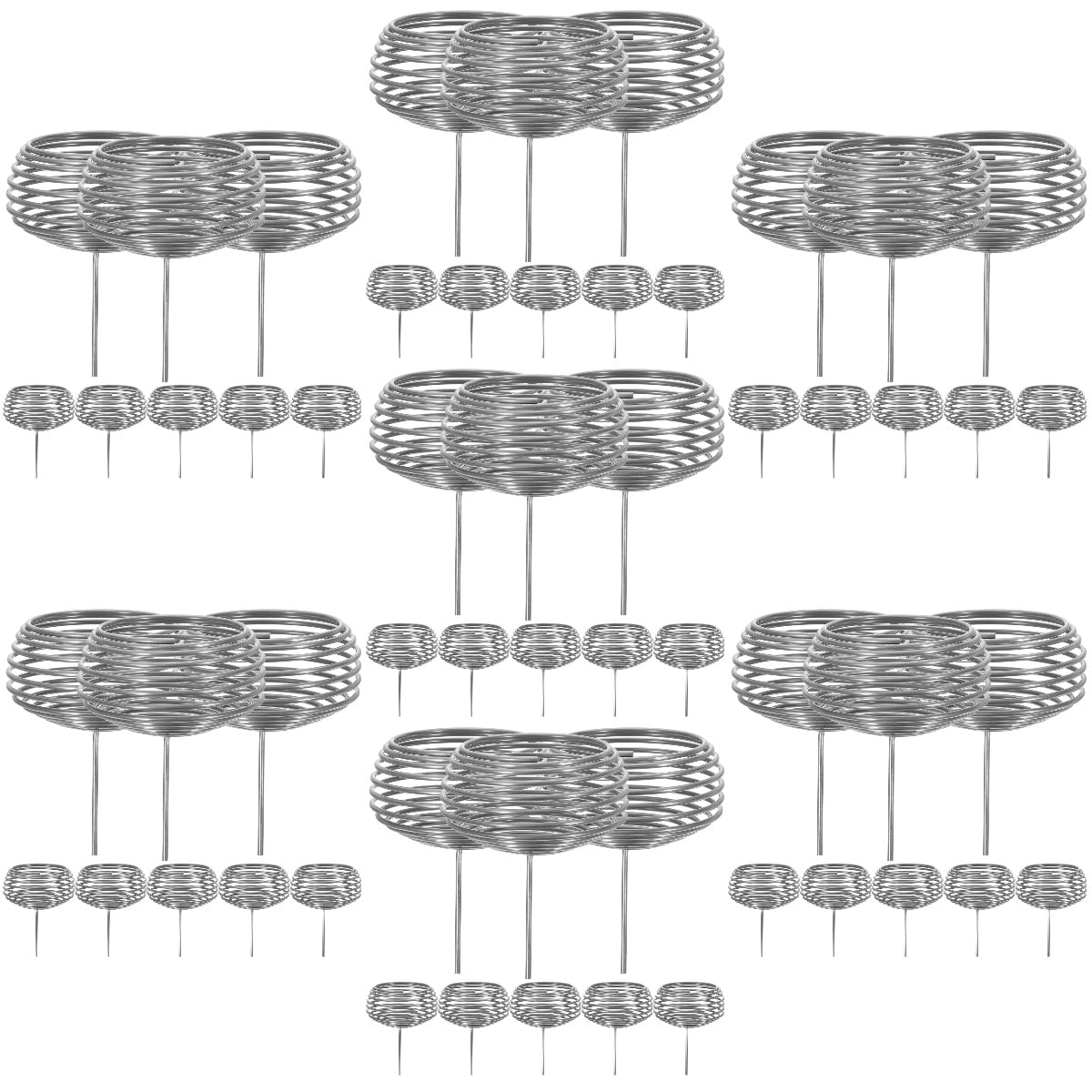 FRCOLOR 70 pcs Gardening Fertilization Boxes Stainless Steel ...