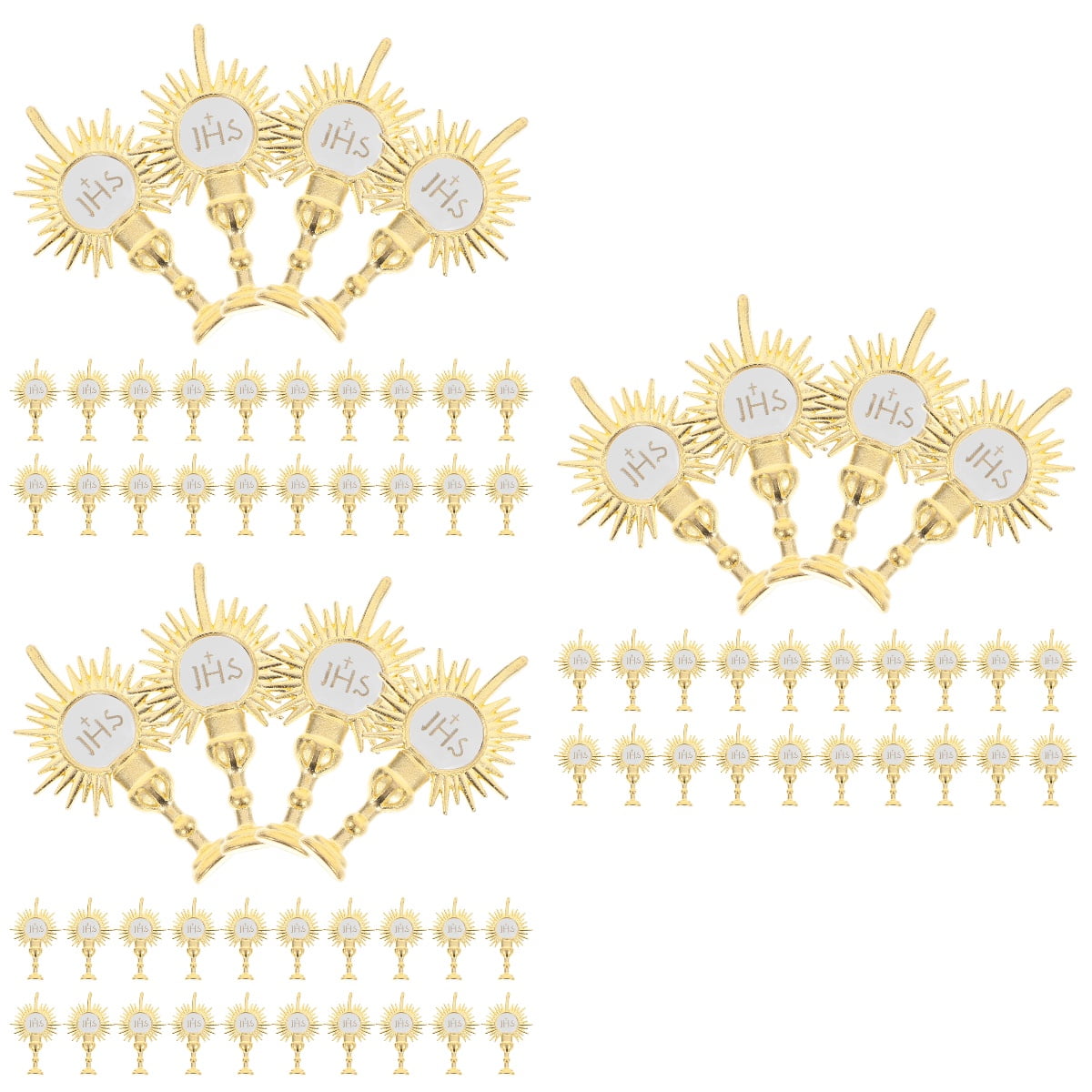 FRCOLOR 72 Pcs Religion Party Ornaments Church Topper Photography Props ...