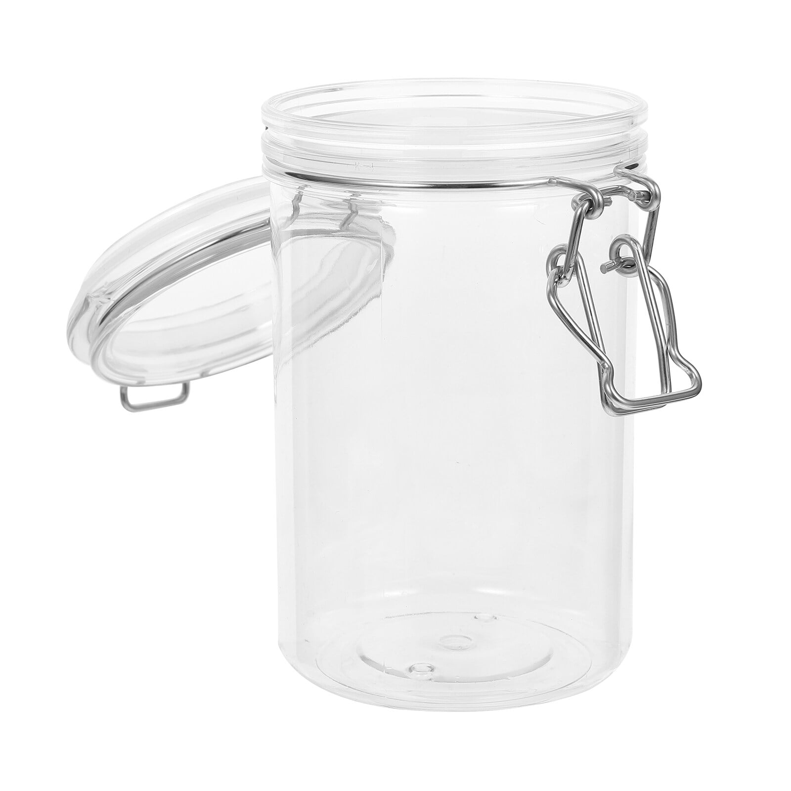 FRCOLOR 750ml Plastic Canister with Locking Clamp for Storing Tea ...