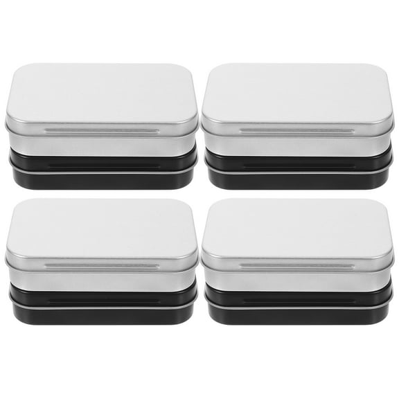 Small Metal Tins for Storage and Packaging in Multiple Styles
