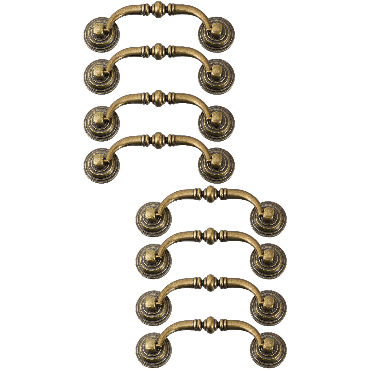 FRCOLOR 8 Pcs Drawer Pulls European Style Knobs Antique Handles Home ...