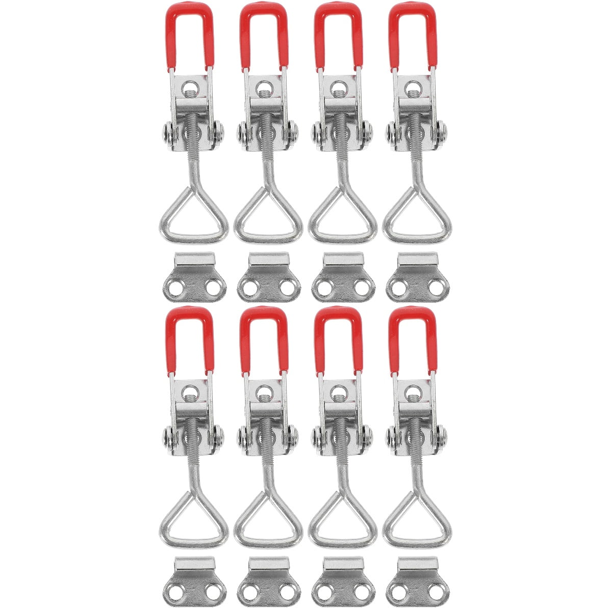 FRCOLOR 8 Pcs Heavy Duty Adjustable Toggle Clamp Toggle Pull Latch Hasp ...