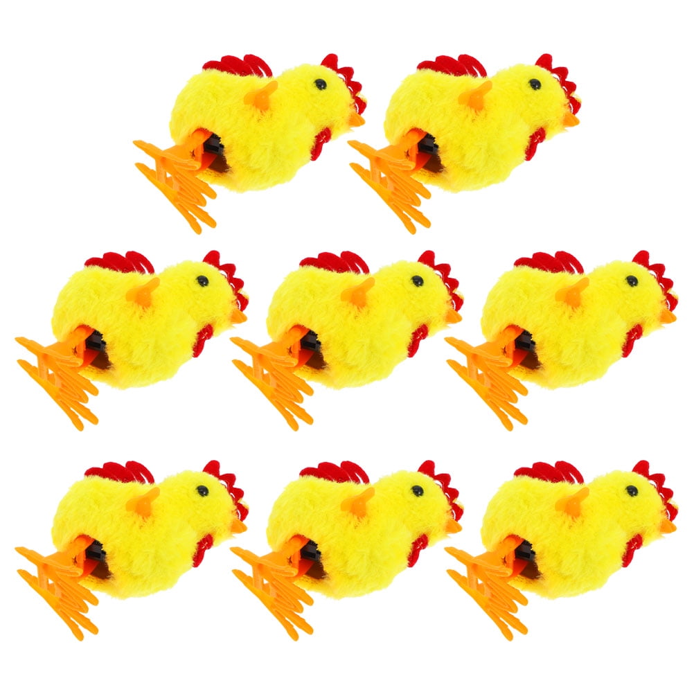 FRCOLOR 8 Pcs Jumping Chicken Party Toys Hopping Chicks Simulation ...