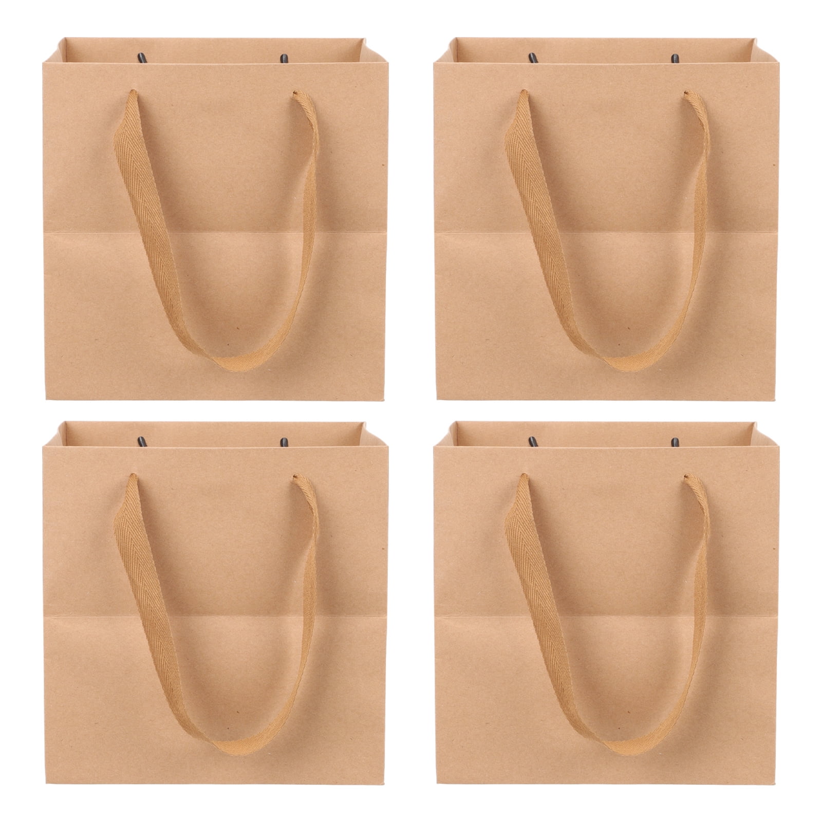 FRCOLOR 8 Pcs Kraft Paper Bag Bakery Paper Bag Handle Kraft Bag ...