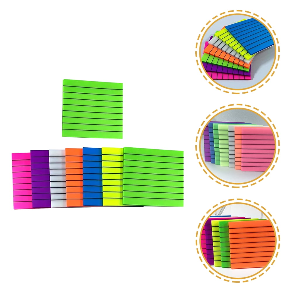 FRCOLOR 8 Pcs Transparent White Memo Stickers Labels Office - Walmart.com