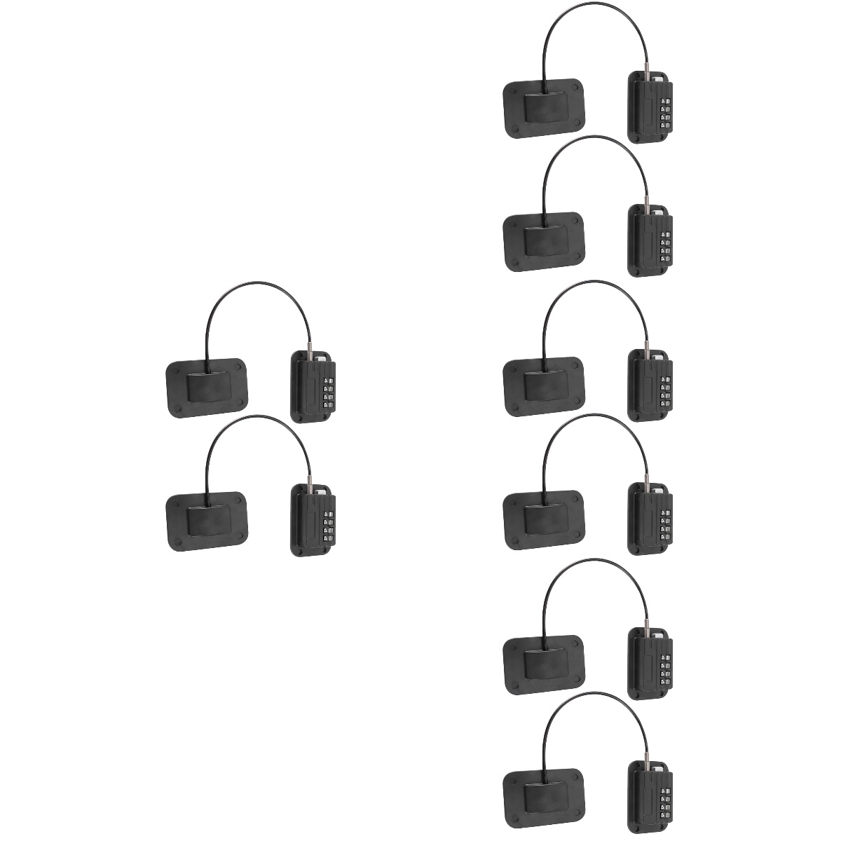 FRCOLOR 8 Sets Childproof Refrigerator Lock Safety Fridge Locks for ...