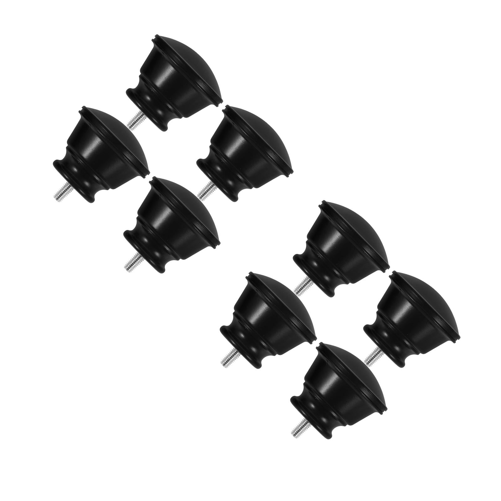 FRCOLOR 8 pcs Curtain Rod Finials Curtain Rod End Caps Decorative ...