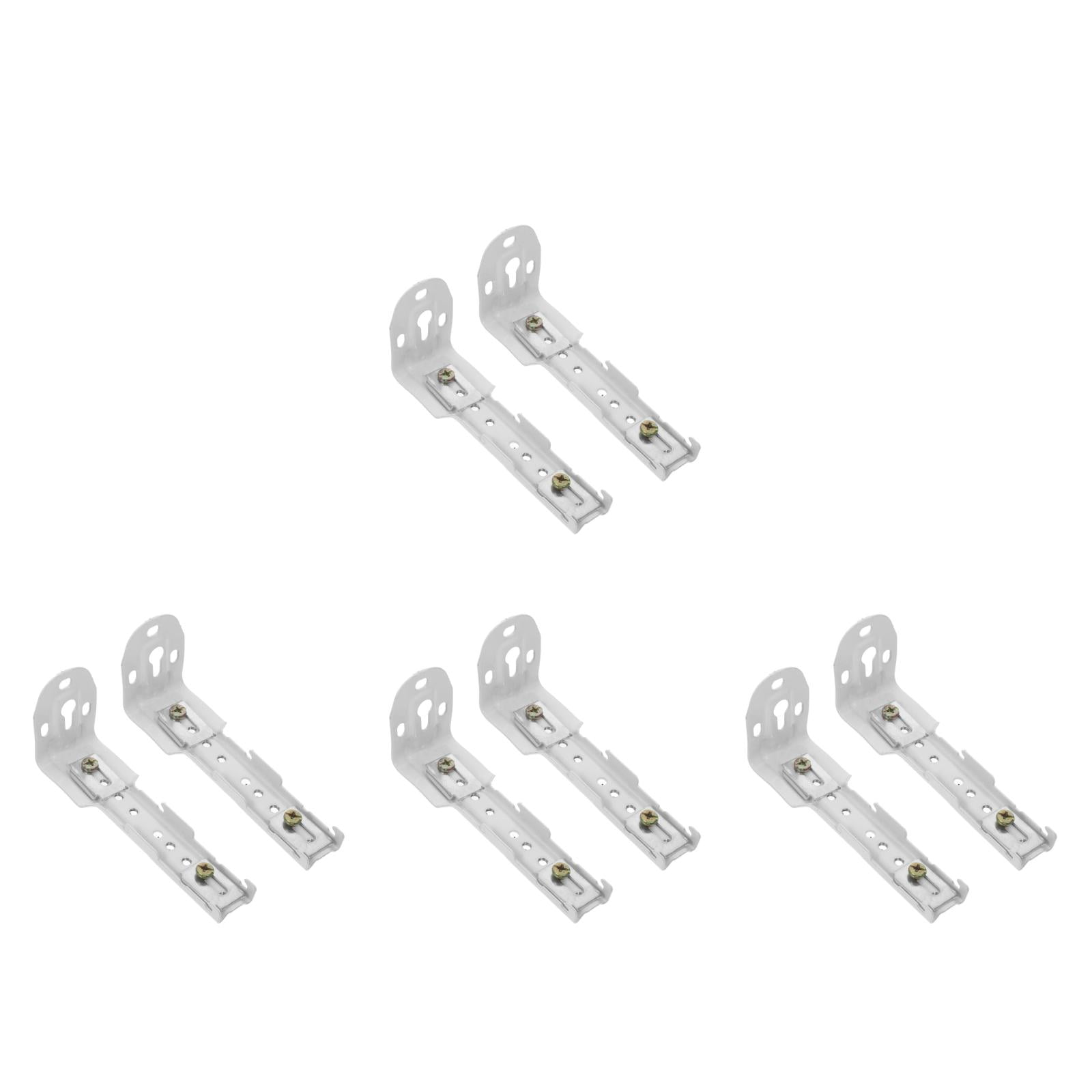 FRCOLOR 8 pcs Double Ceiling Curtain Track Brackets Heavy Duty Ceiling ...