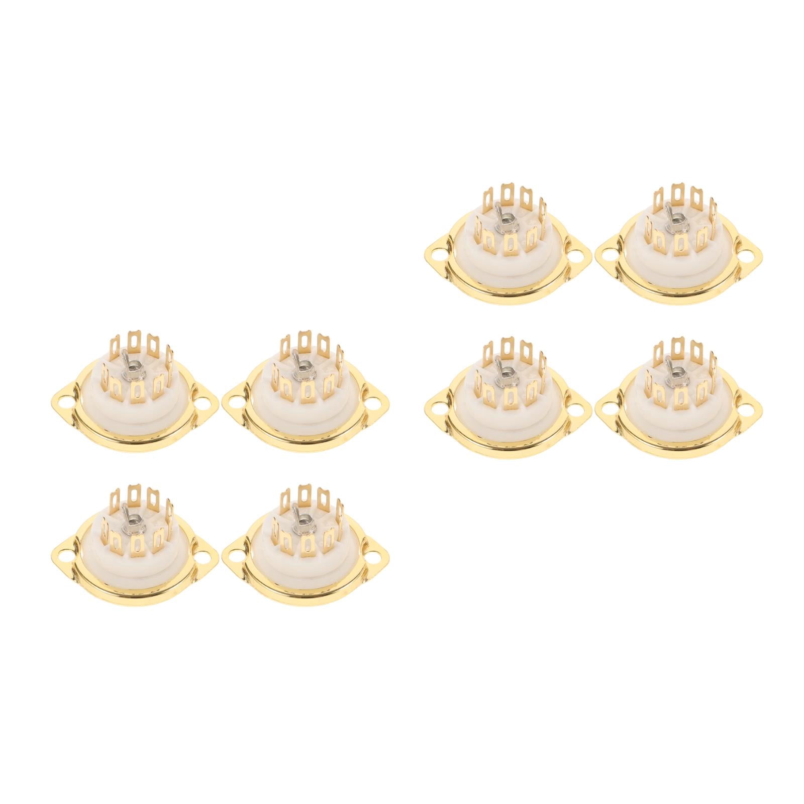 FRCOLOR 8 pcs High-temperature Ceramic Tube Sockets Vacuum Tube ...