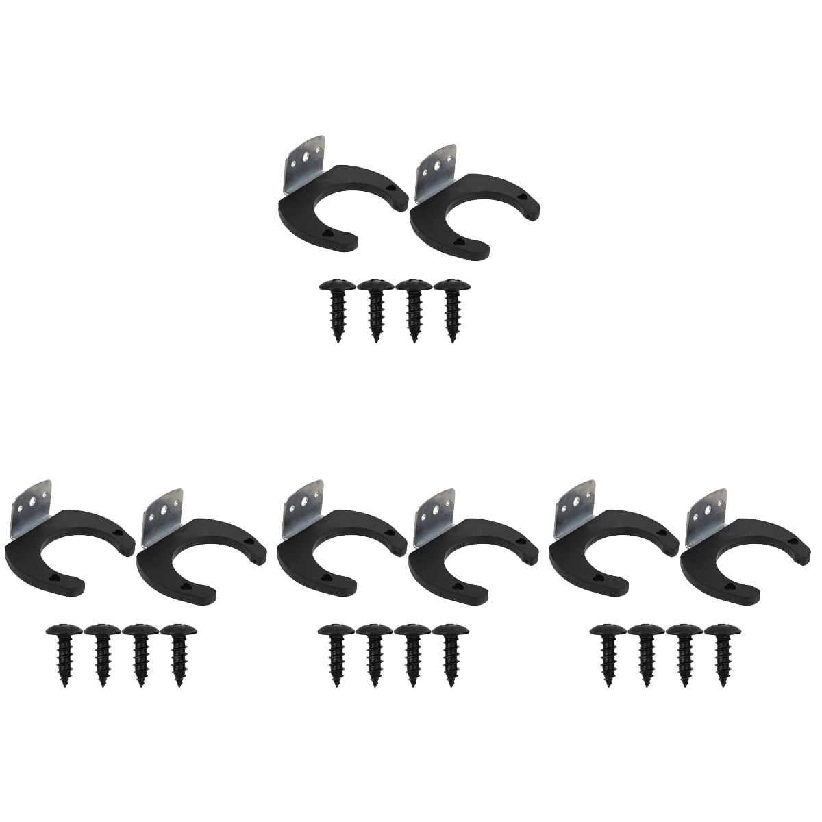 FRCOLOR 8 pcs Microphone Wall Mount Holders Microphone Hooks Wall ...