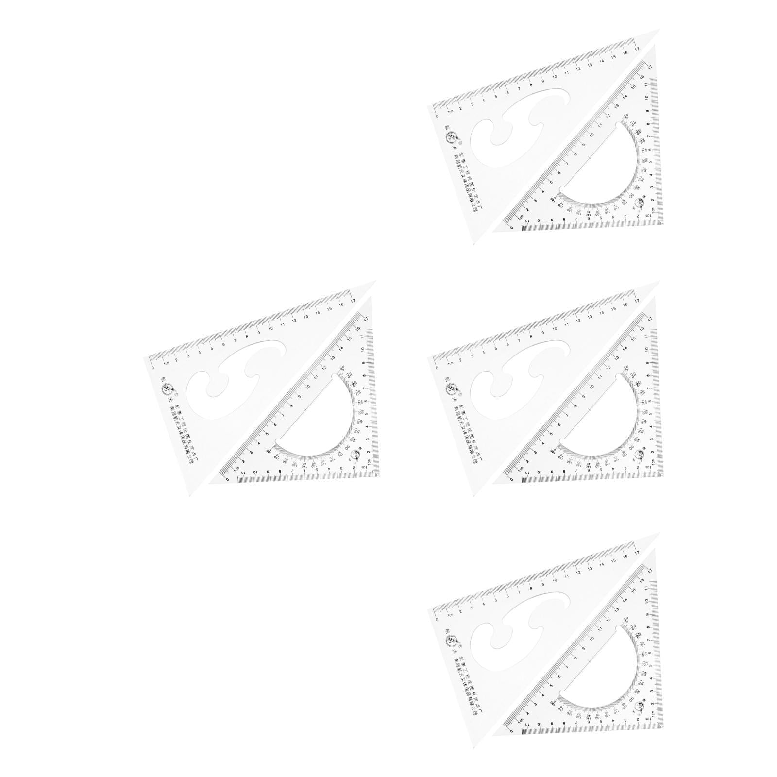 FRCOLOR 8 pcs Multifunctional Triangle Ruler Set For Students Drafting ...