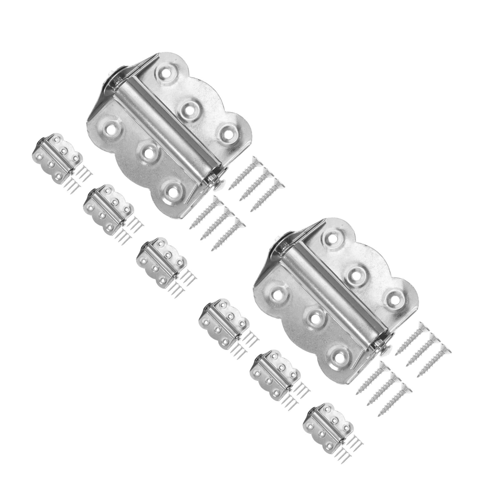 FRCOLOR 8 pcs Spring Hinge Stainless Steel Auto-Reset Butterfly Hinge ...