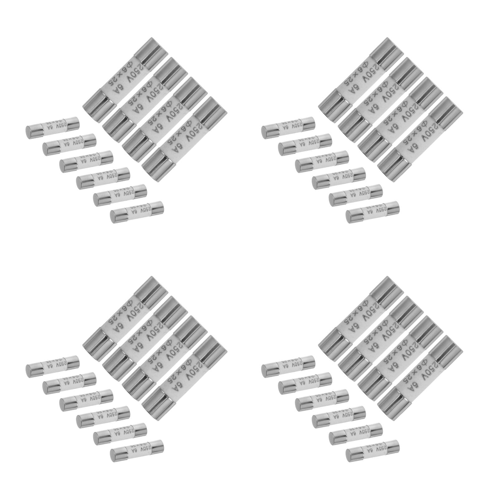 FRCOLOR WORGEOUS 80 pcs Universal Fuse Tubes for Ceramic Fuse Digital ...