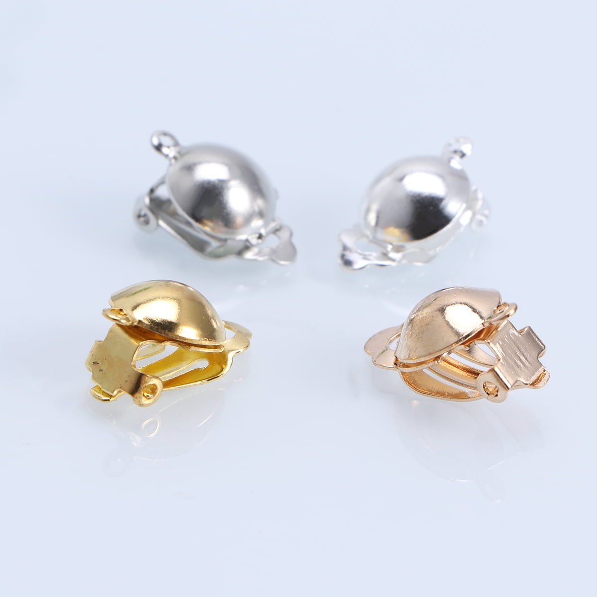 FRCOLOR Earring Findings Earring Clips for Women Assorted Color 80Pcs ...