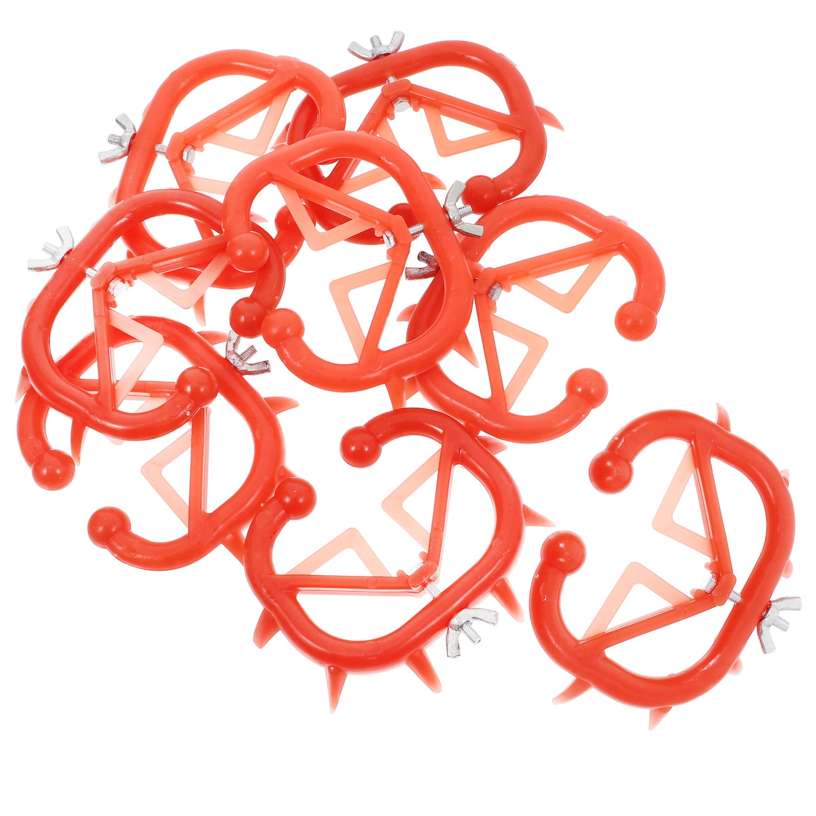 FRCOLOR 8Pcs Calf Weaner Ring Cattle Weaner Nose Ring Nose Clamp Thick ...