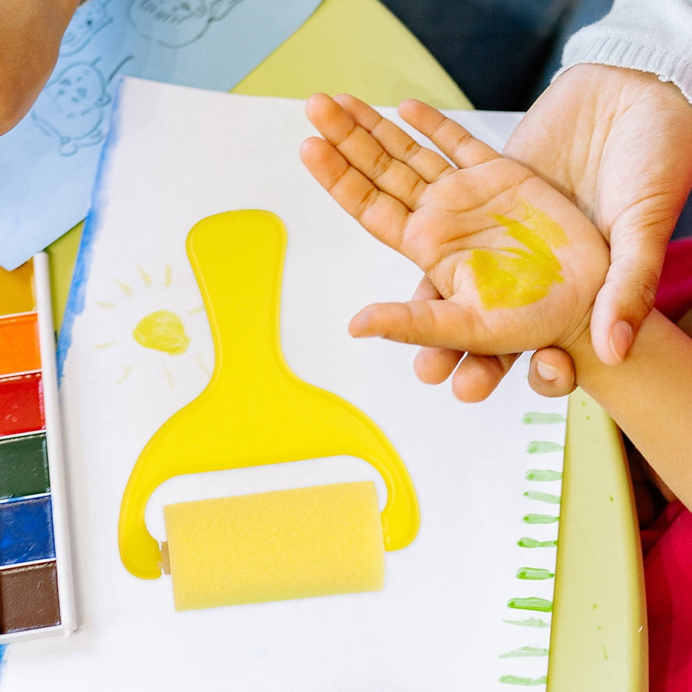 FRCOLOR 8Pcs Childrens Sponge Paint Brushes Tools For Kids Art Projects ...