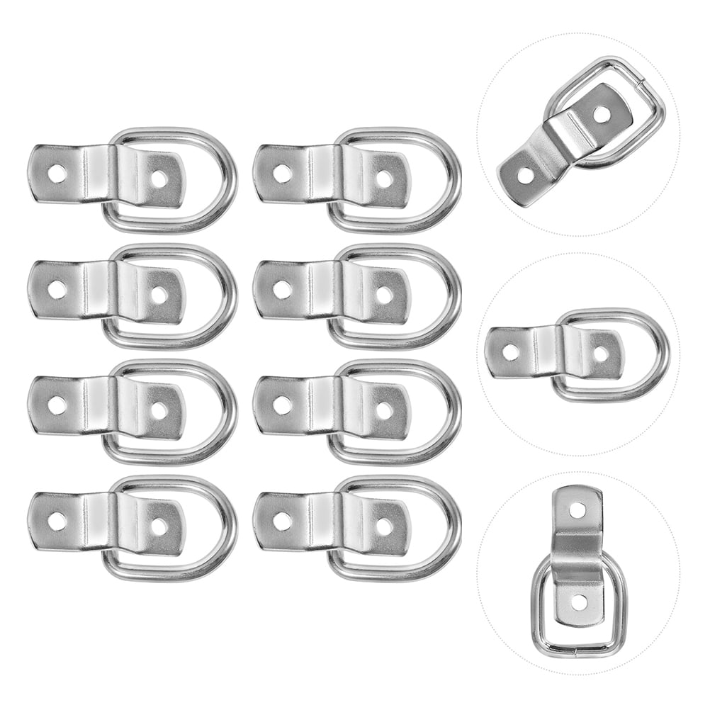 PAMINGONO Metal Tie-down Brackets Lashing Ring Carbon Steel 8Pcs 2.91X1 ...