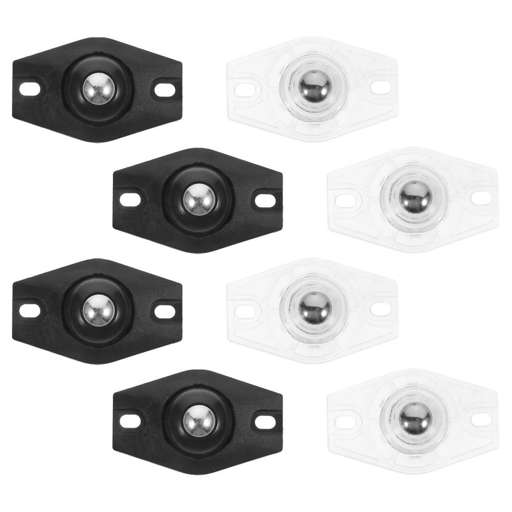 KAKOWELY Mini Caster Wheels Abs 8Pcs 1.8In - Walmart.com