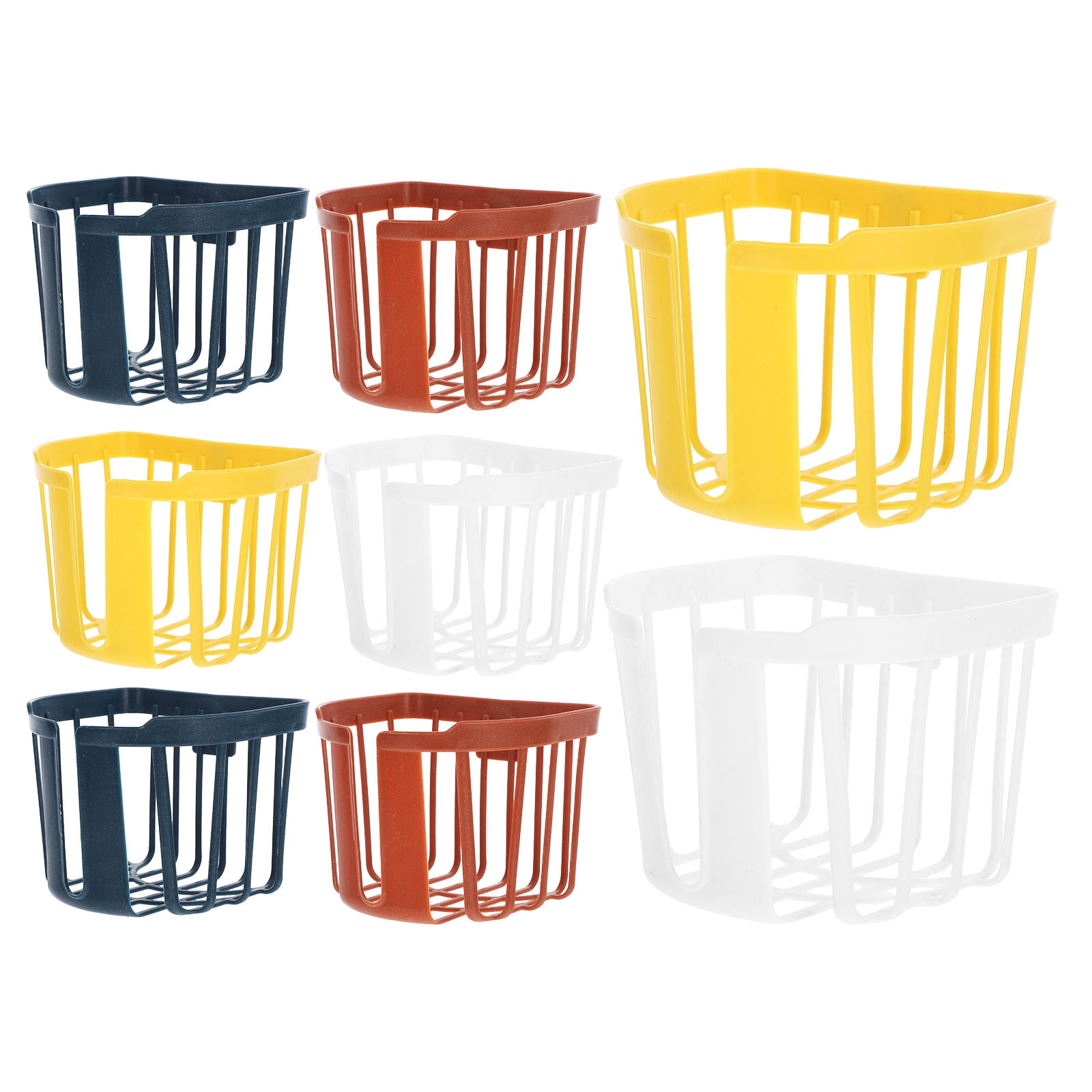 FRCOLOR 8pcs Balcony Planter Basket Hanging Flower Basket for Indoor ...