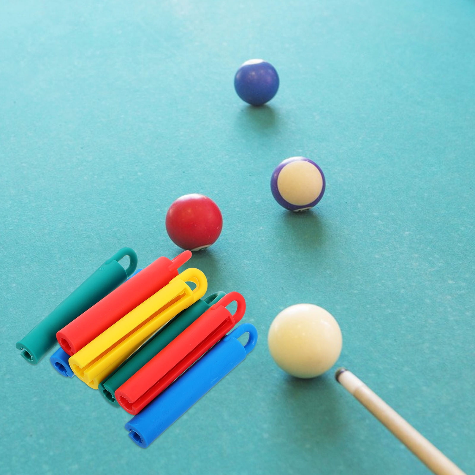 FRCOLOR 8pcs Billiard Pool Rack Billiard Holder For Wall Pool Tables ...