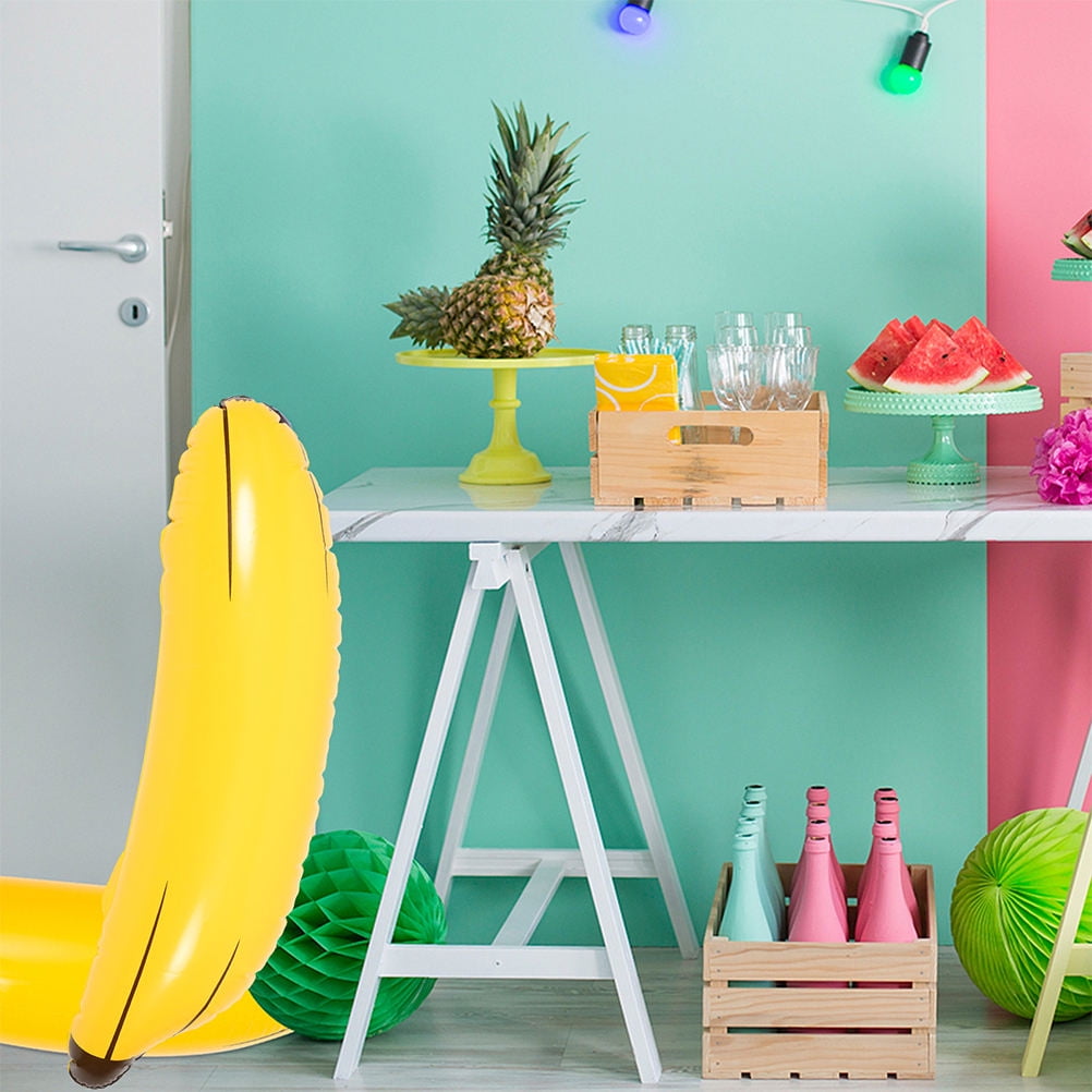 FRCOLOR 8pcs Giant Inflatable Banana Props Large Blow Up Banana ...