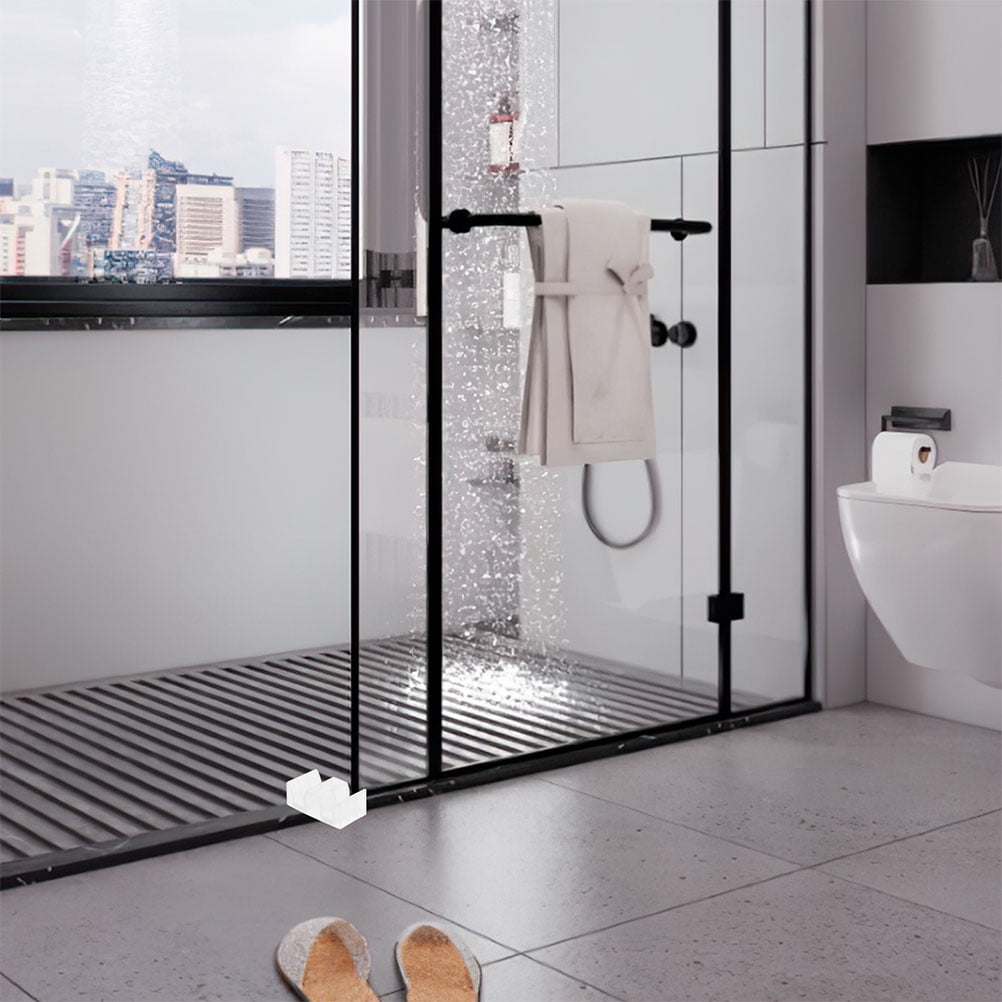 FRCOLOR 8pcs Home Repair Sliding Shower Door Replacement Wide Guide ...