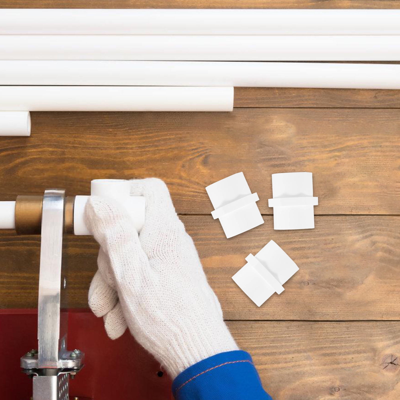 FRCOLOR 8pcs Pvc Fittings Pvc Adapter Coupling Pvc Pipe Fittings Pvc ...