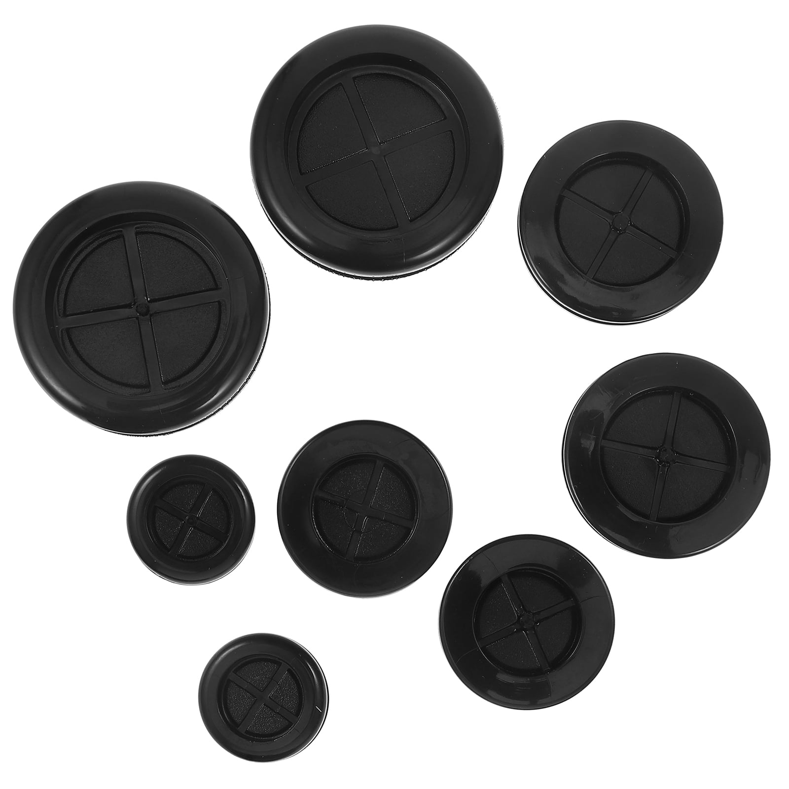 FRCOLOR 8pcs Rubber Grommet Kit for Wiring Firewalls Protection Round ...