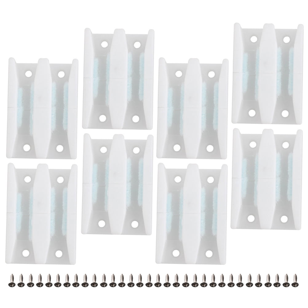 FRCOLOR 8pcs Sliding Shower Door Bottom Guides Sliding Door Track ...