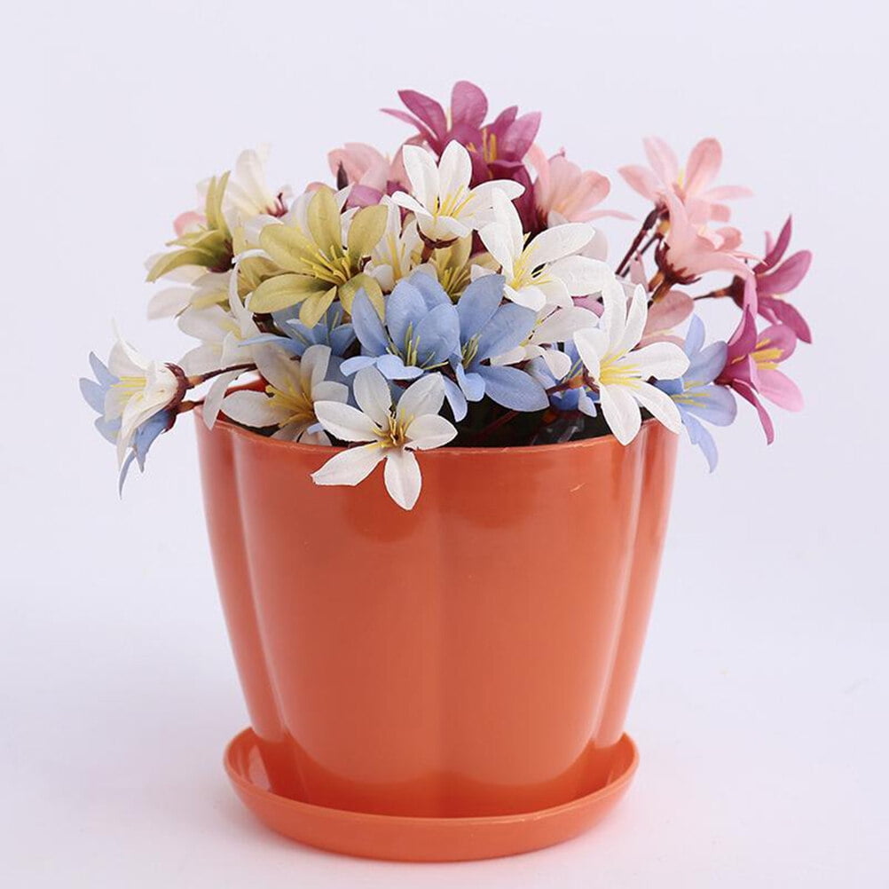 FRCOLOR 9 PCS Candy Colored Flower Pot Nursery Potting Flowerpots ...